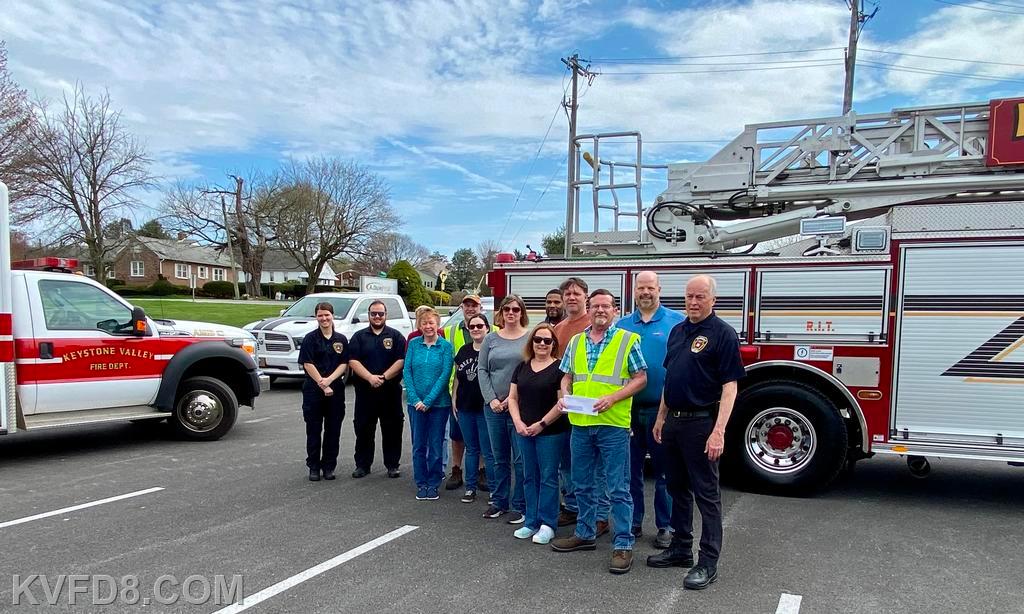 Donation from A. Duie Pyle - Keystone Valley Fire Department